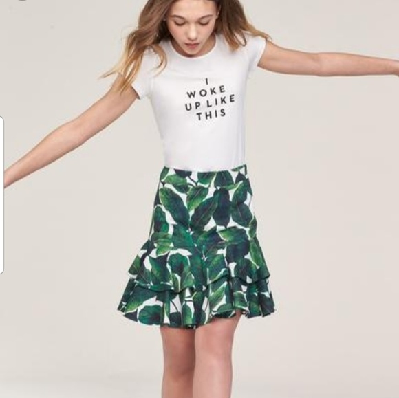 Milly Minis | Bottoms | Milly Minis Banana Leaf Ruffle Tiered Mini ...